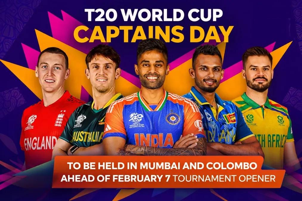 T20 World Cup Captains Day to Be Held in Mumbai and Colombo - www ...