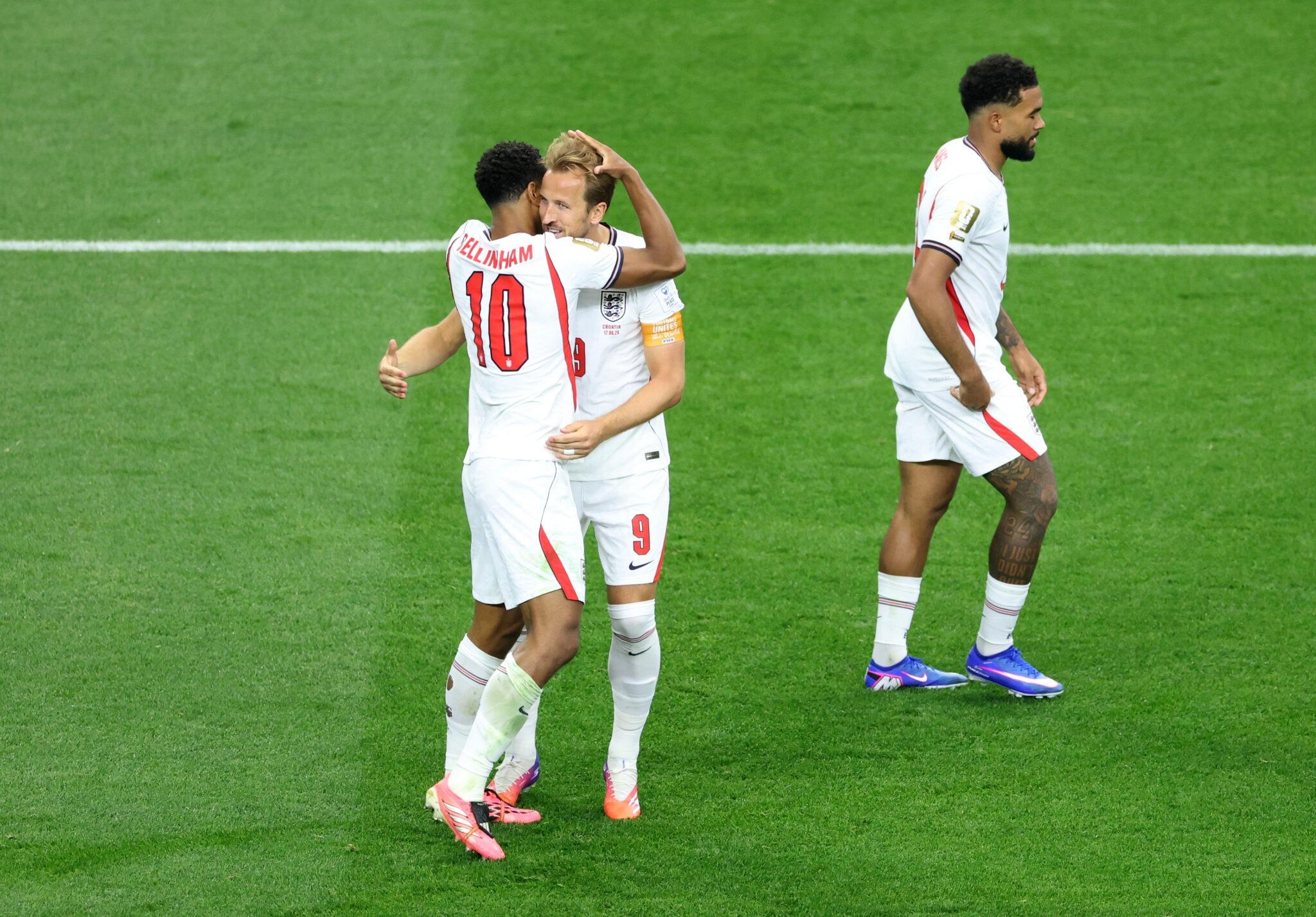 Kane double, Bellingham and Rashford power England to 4-2 win over Cro ...